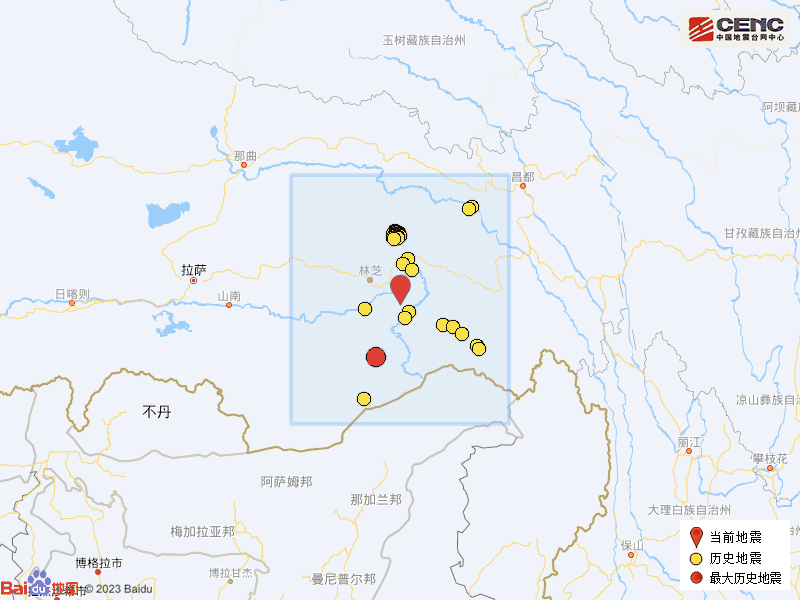 中国地震台网正式测定：西藏林芝市墨脱县发生4.6级地震-国内频道-内蒙古新闻网